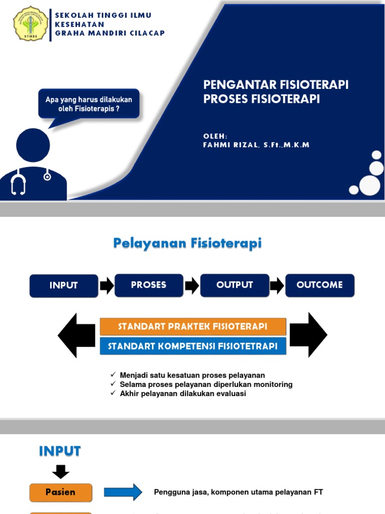 Pengantar Fisioterapi 9 - Proses Fisioterapi | PDF