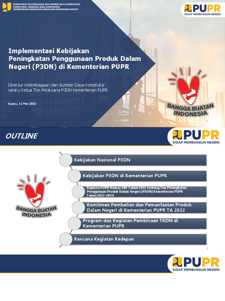 Implementasi Kebijakan P3DN - 120522 | PDF