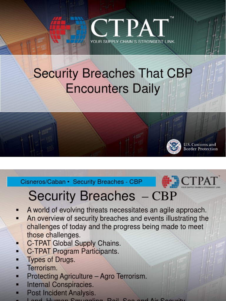 Security Breaches | PDF | U.S. Customs And Border Protection | Illegal ...