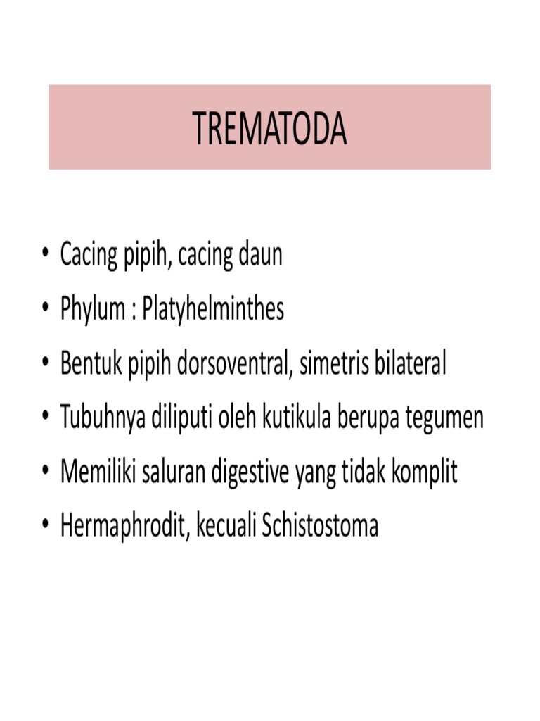 Cacing Fasciolopsis Buski: Morfologi & Epidemiologi | PDF | Kesehatan ...