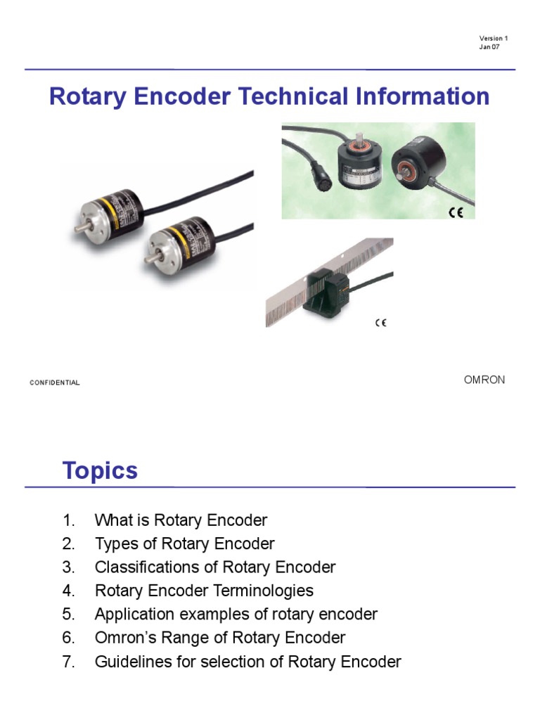 Rotary Encoder | PDF | Electrical Engineering | Electricity