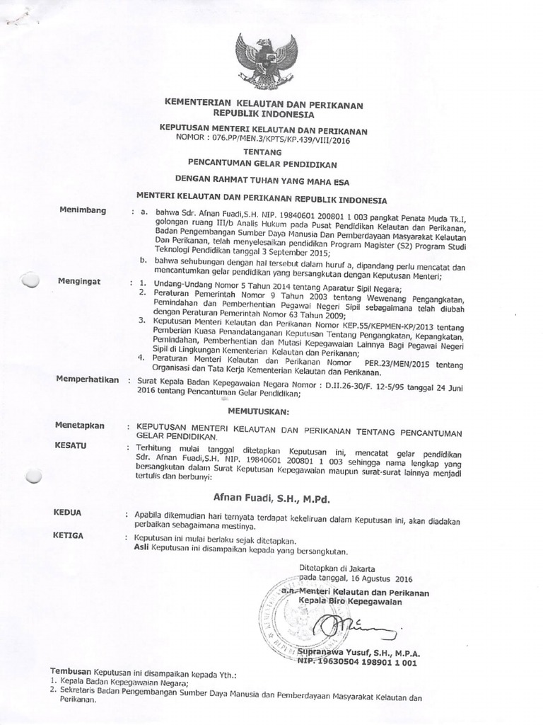 Pencantuman Gelar | PDF