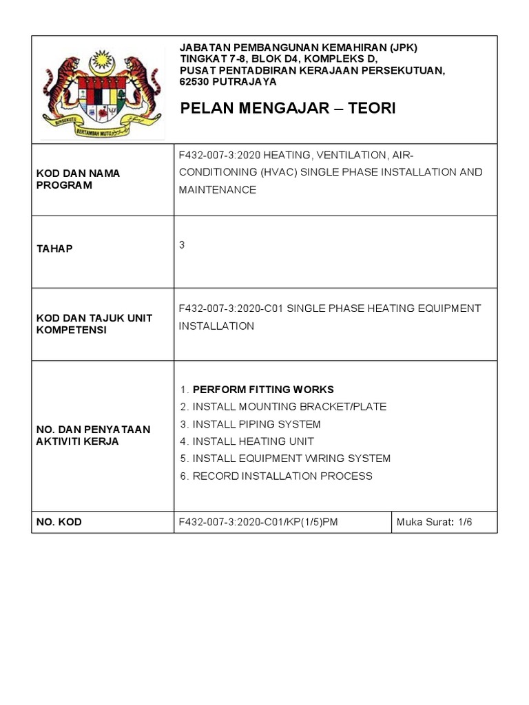 F432-007-3 2020-C01 KP (1-5) PM (Kuning) | PDF | Teknologi & Rekayasa