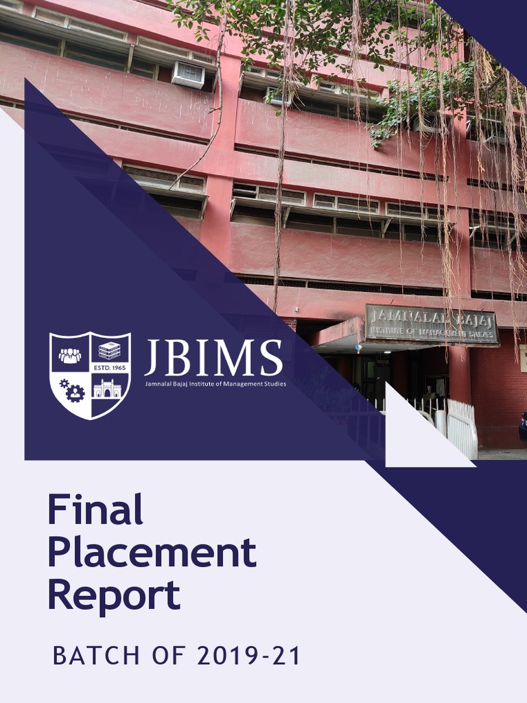 JBIMS Placement Report Highlights Batch of 2019-21 | PDF | Economies | Companies