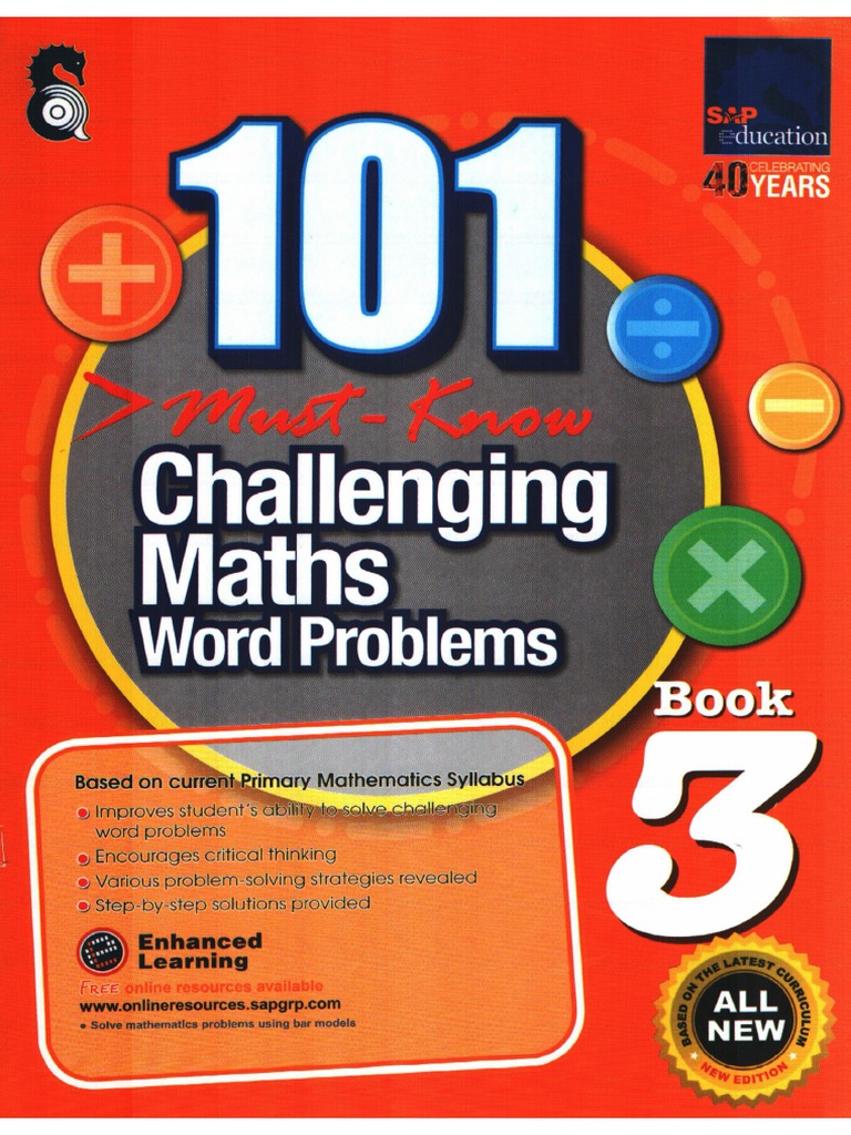 101 Must-Know Challenging Maths Word Problems 3 | PDF