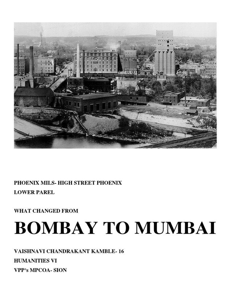 Urban Transformation of Phoenix Mills | PDF | Cotton Mill | Economies