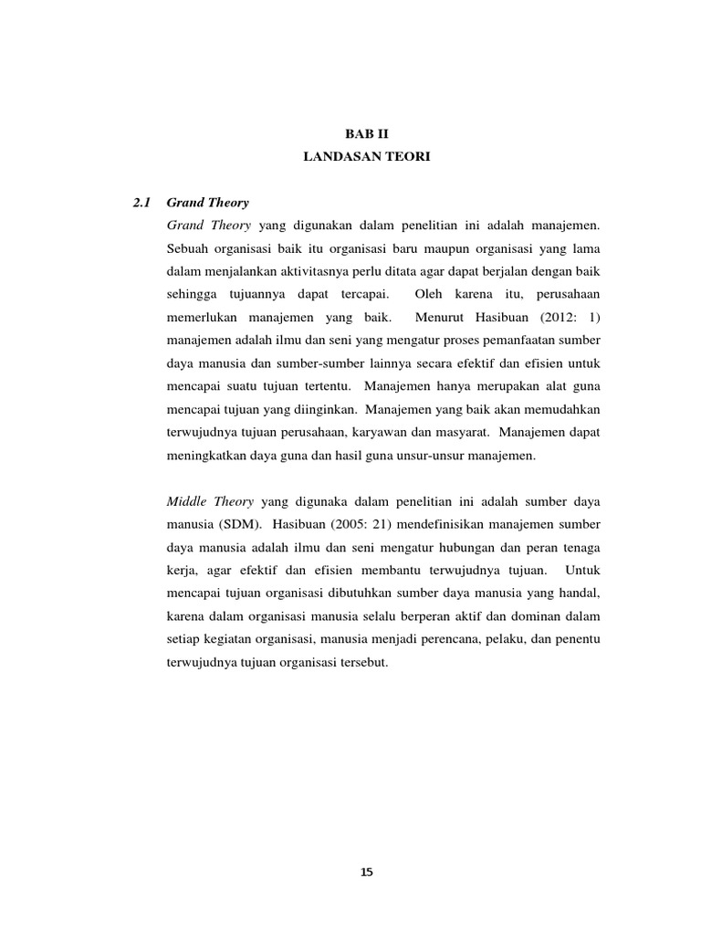 Teori Grand dan Motivasi Kerja | PDF
