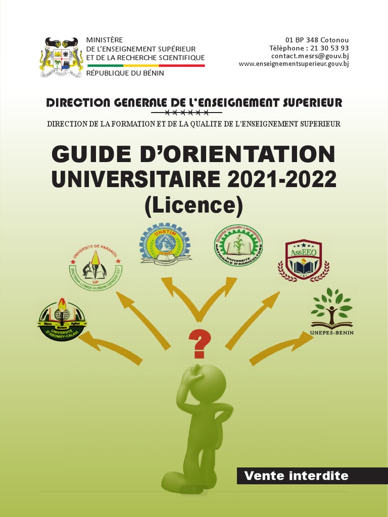 Guide D'orientation 2021-2022 | PDF | Tourisme | Hôtellerie