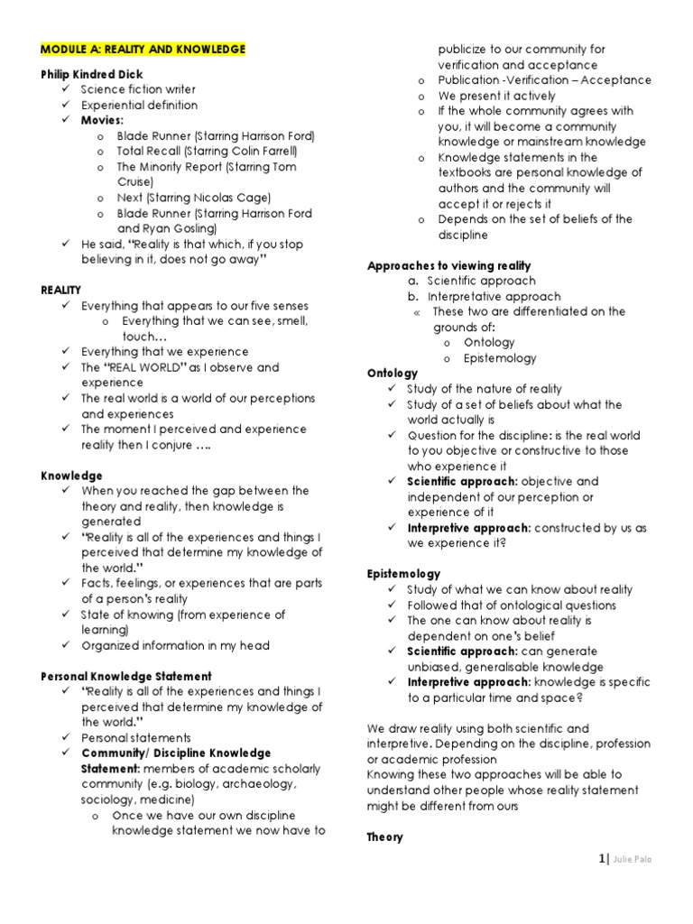 STS Module | PDF | Scientific Method | Hypothesis