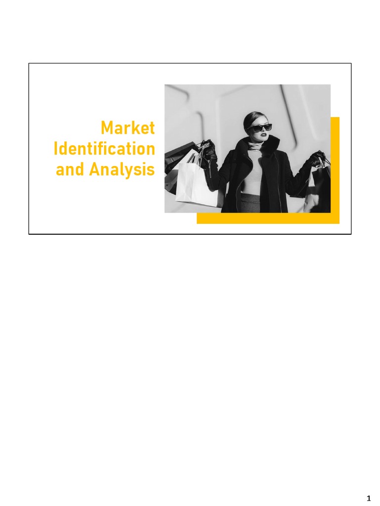 2) 7. Market Identification and Analysis | PDF | Pricing | Marketing