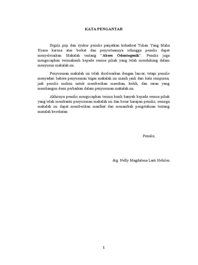 Makalah Abses Gigi Ok | PDF