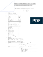 Proforma For Medical Certificate | PDF