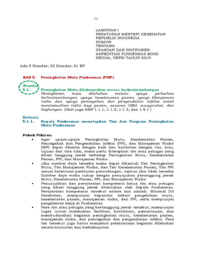 Standar Akreditasi Revisi Bab 5 PMP | PDF