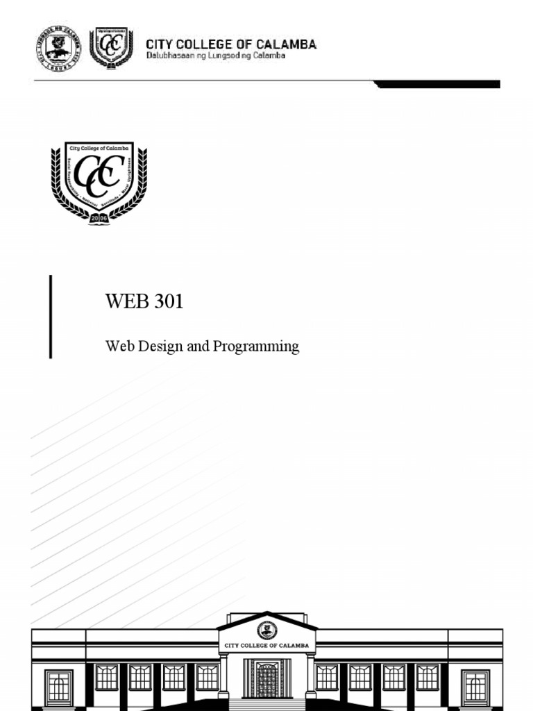 Web301 - Prelim Lesson | PDF | World Wide Web | Internet & Web