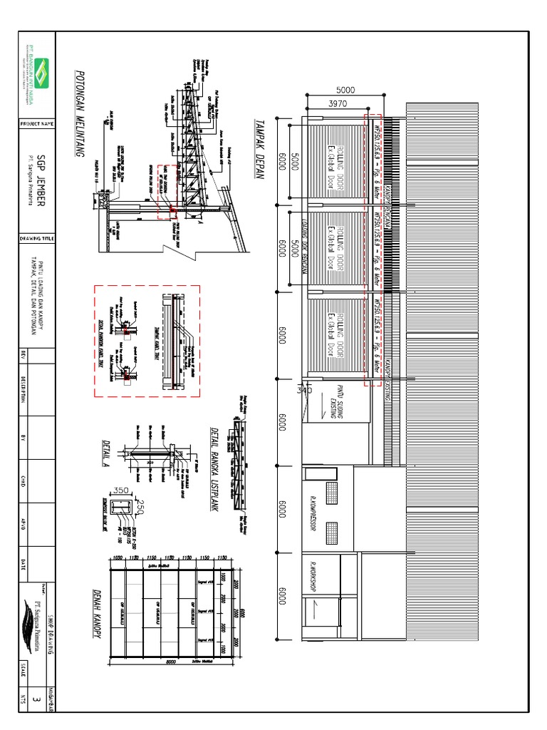 Shop Drawing - SGP Jember | PDF