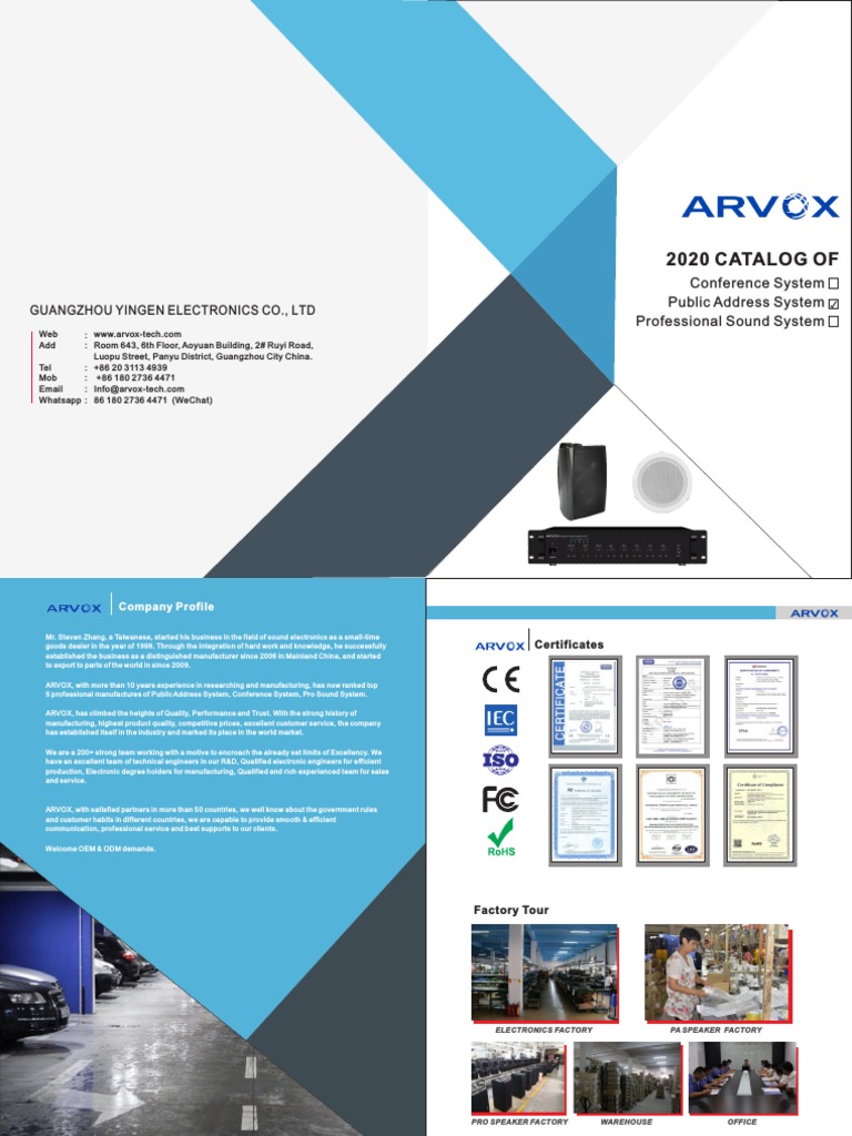 Arvox 2021-Pa System | PDF | Power Supply | Transformer