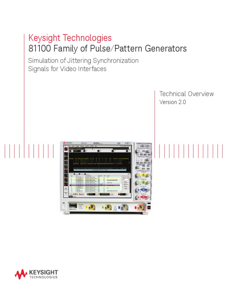 Family of Pulse/Pattern Generators: Keysight Technologies | PDF ...