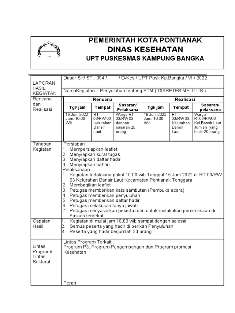 LHK PENY DM Juni BL 2022 | PDF