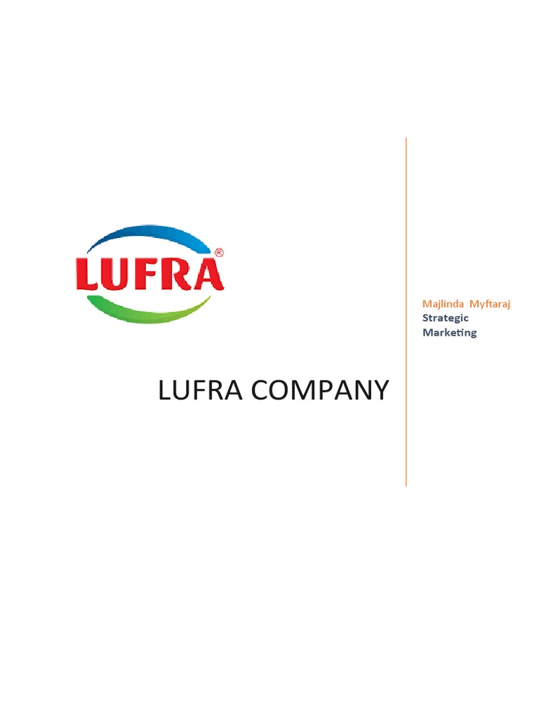 Strategic Marketing - Lufra Company | PDF | Employment | Dairy