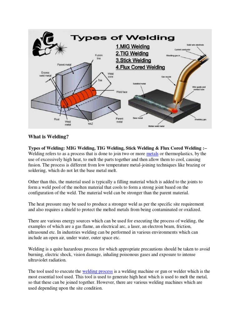 Type of Welding | PDF | Construction | Welding