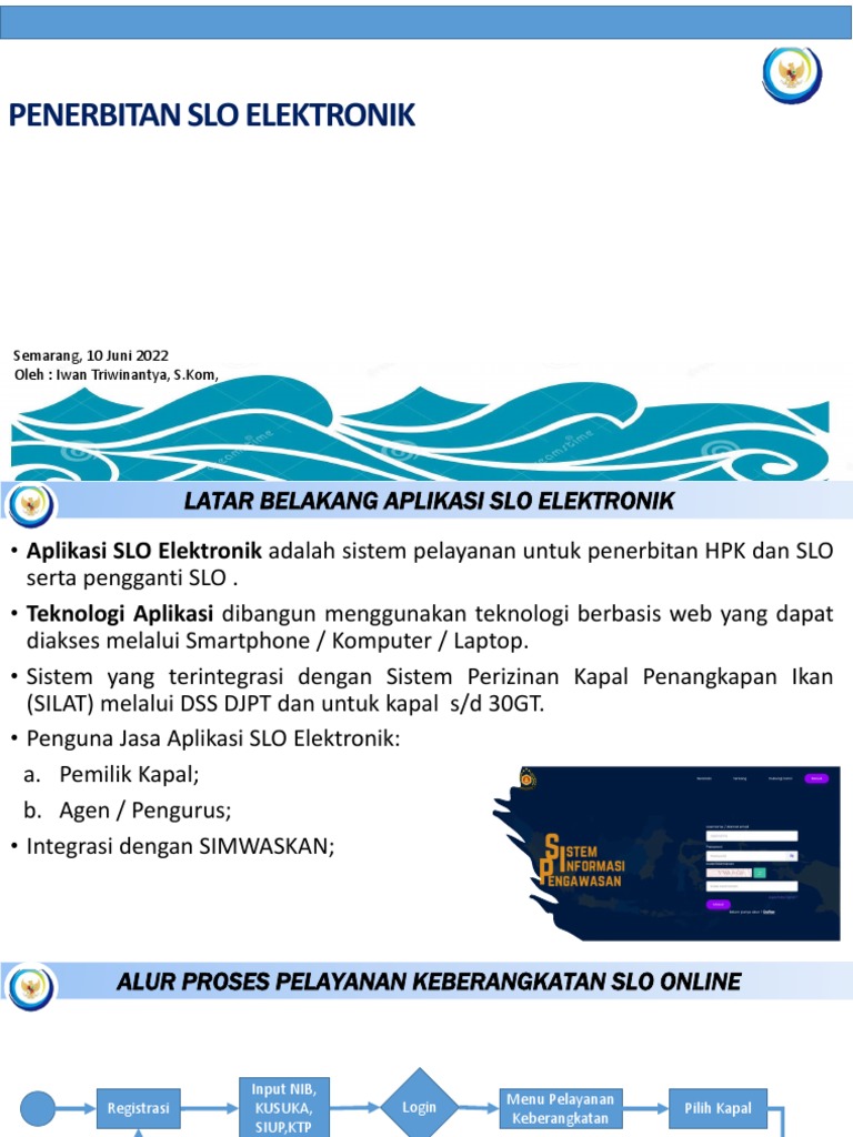 Bahan Penerbitan SLO Elektronik - Semarang 20220610 | PDF