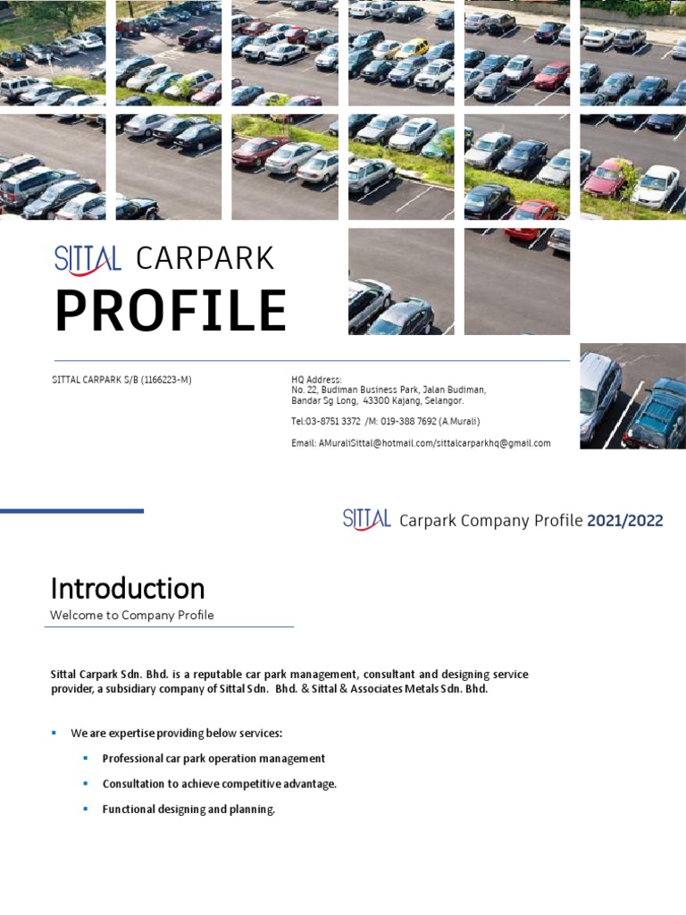 Sittal Carpark Profile | PDF | Parking Lot | Economies