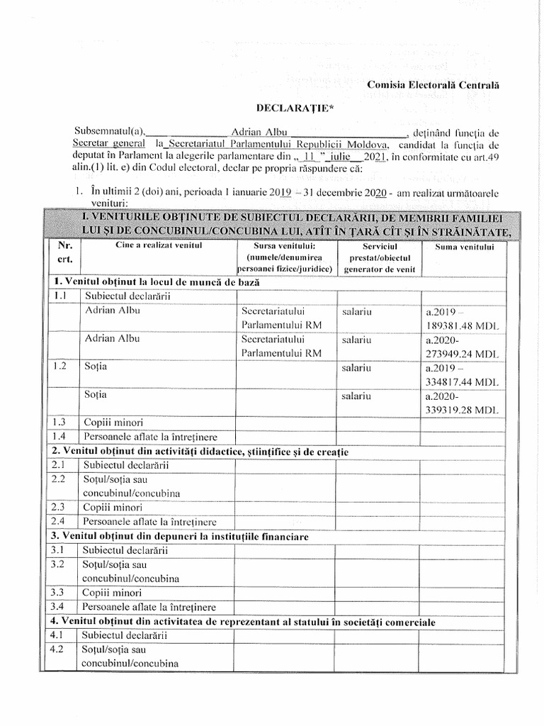 Albu Adrian 2019 2020 Becs Cec | PDF