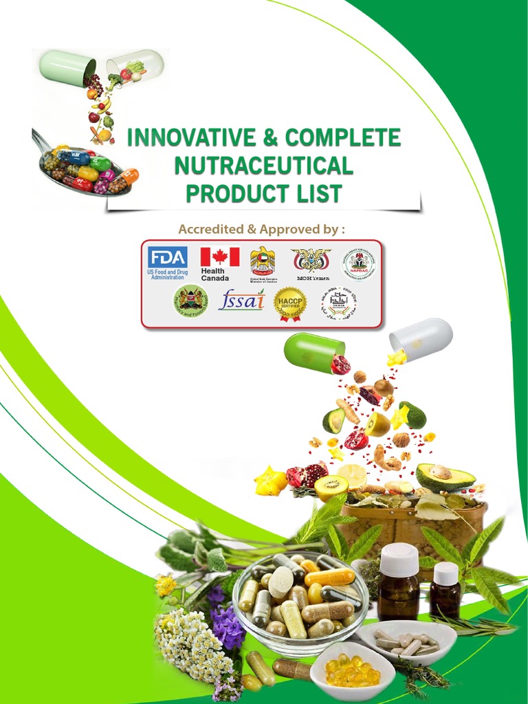 Comprehensive Nutraceutical Product List | PDF | Magnesium | Vitamin