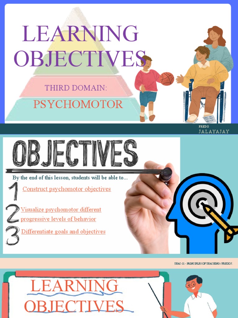 LEARNING OBJECTIVES - PSYCHOMOTOR (1) | PDF | Learning | Perception