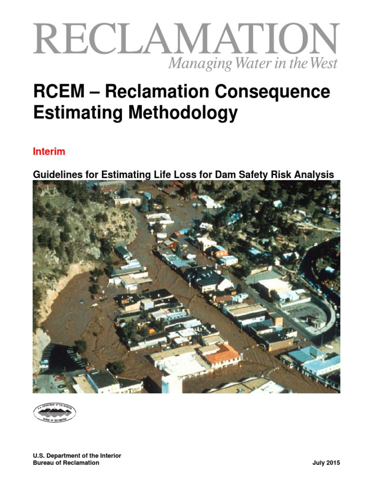 RCEM - Reclamation Consequence Estimating Methodology: Interim | PDF ...