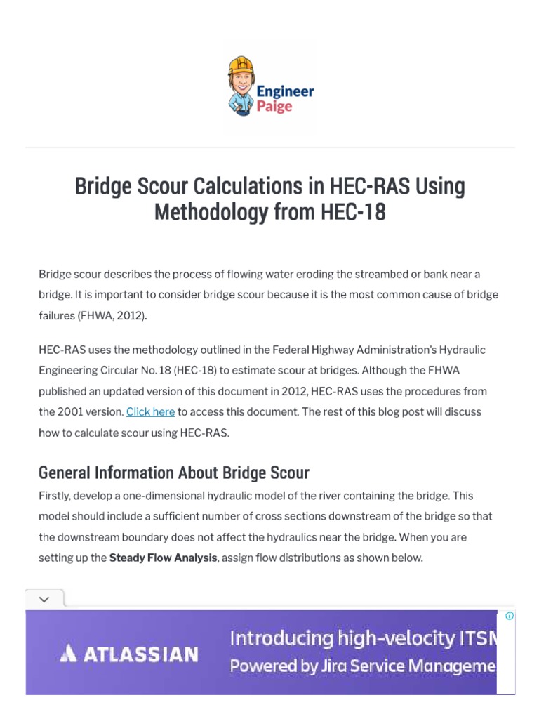Bridge Scour | PDF