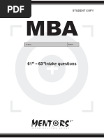 DU IBA MBA Question Bank With Solve Previous Years (2018-2023) by ...