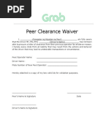 GRAB Authorization Letter Sample | PDF