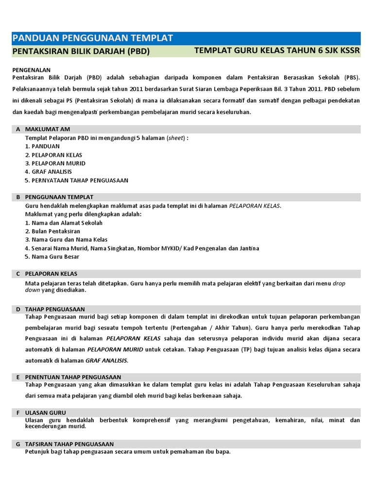 TP PBD Tahun 6 Aram SJK KSSR 2021 | PDF