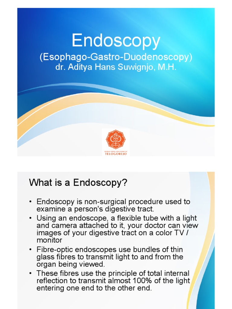 Gastroskopi | PDF | Endoscopy | Clinical Medicine