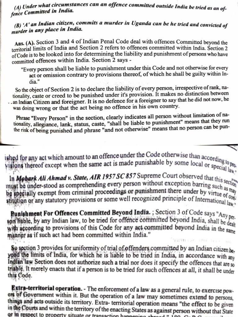 Ipc Notes - Vaibhav Sir | PDF | Crime & Violence | Crimes