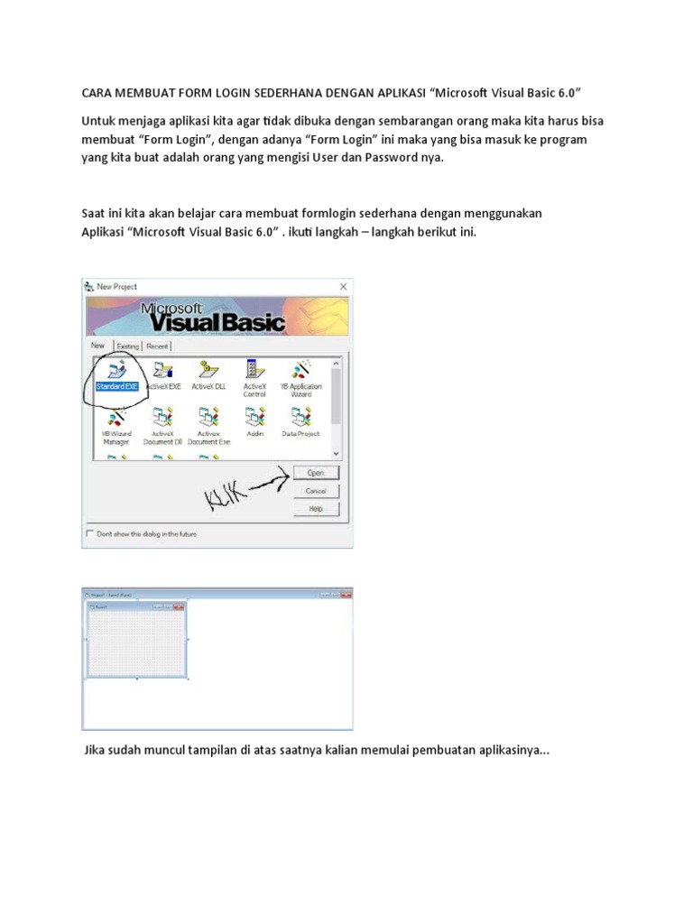 Cara Membuat Form Login Sederhana | PDF | Karier & Perkembangan | Bisnis