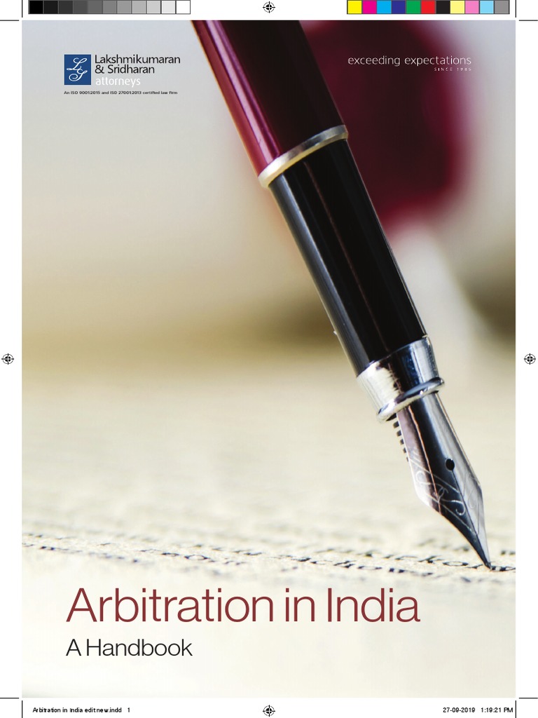 Arbitration in India: A Handbook | PDF | Arbitration | Arbitral Tribunal