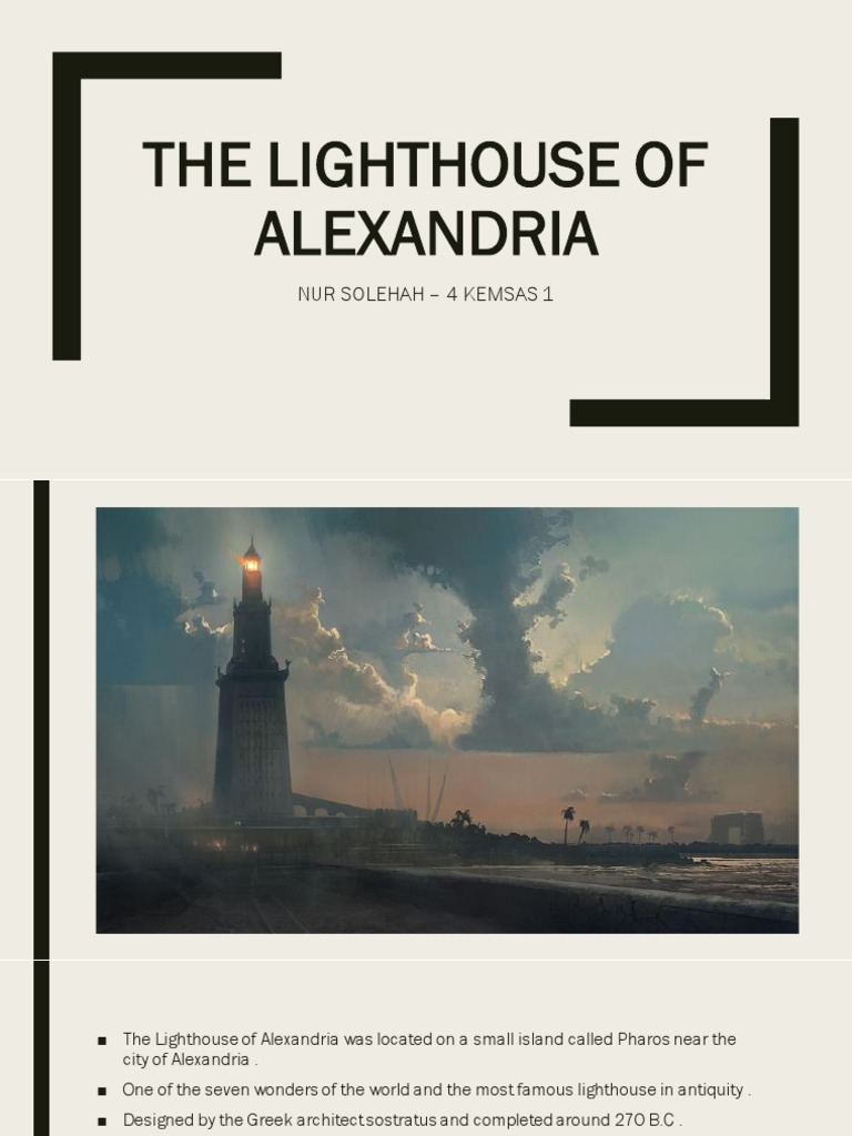 The Lighthouse of Alexandria | PDF