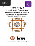TLE 6 - INDUSTRIAL ARTS Module 1 | PDF | Engraving | Etching