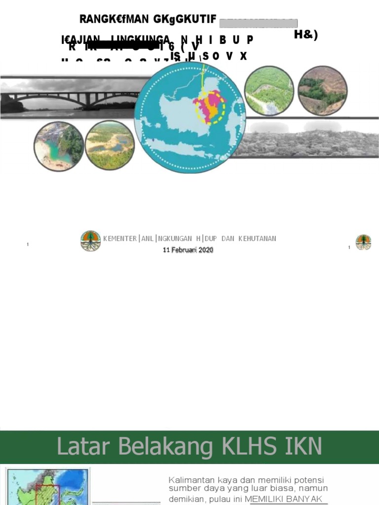 PDF Paparan Ikn Hasil Klhs Dari KLHK PDF | PDF | Sains & Matematika