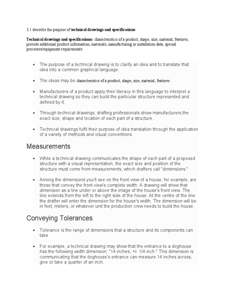 Drawings & Specifications | PDF | Technical Drawing | Geometry