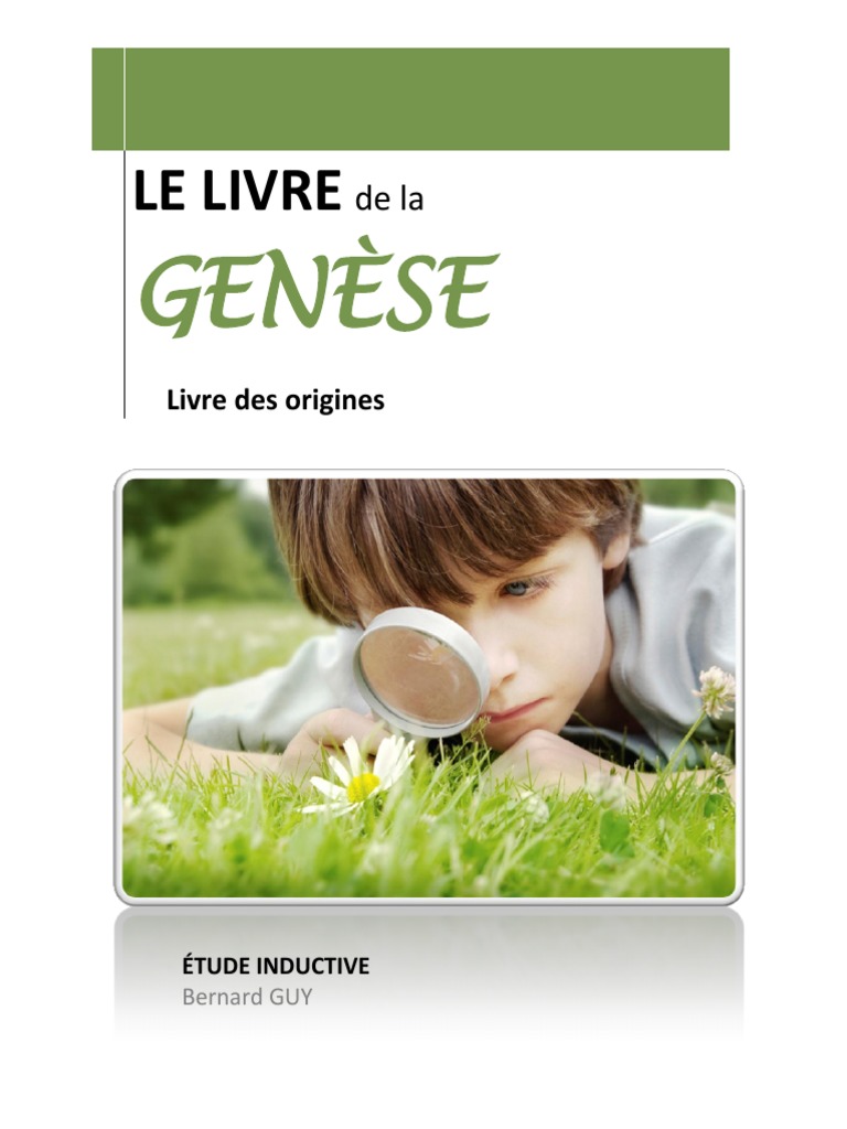 Le Livre de La GENESE - Le Livre Des Origines - Bernard Guy | PDF ...