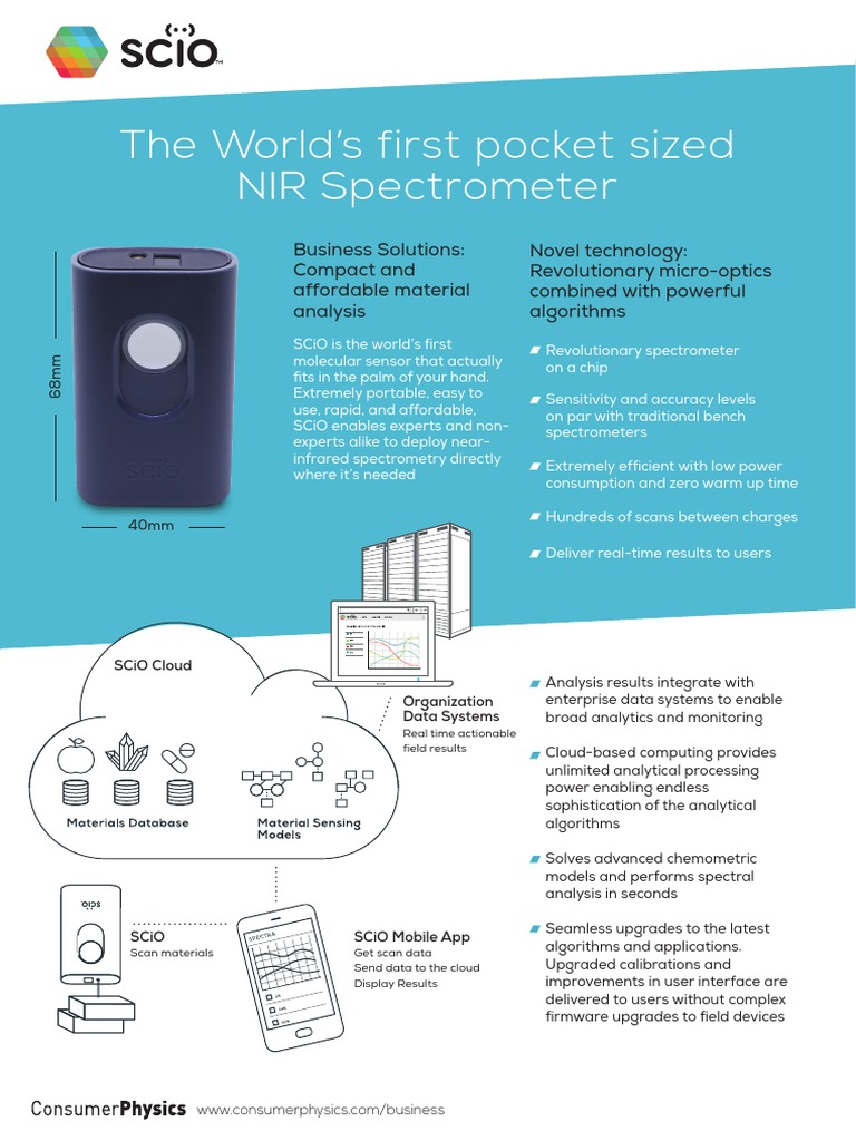 SCiO_Spectroscopy | PDF | Cloud Computing | Computing
