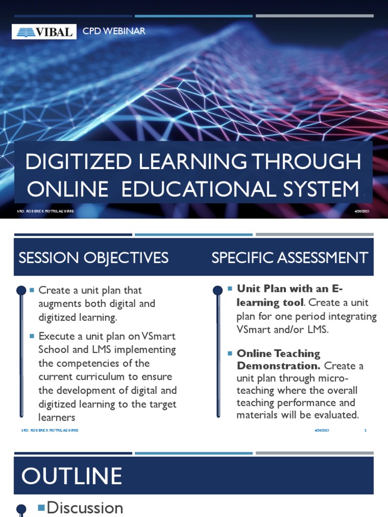 Handout - Digitized Learning Through Online Educational System | PDF ...