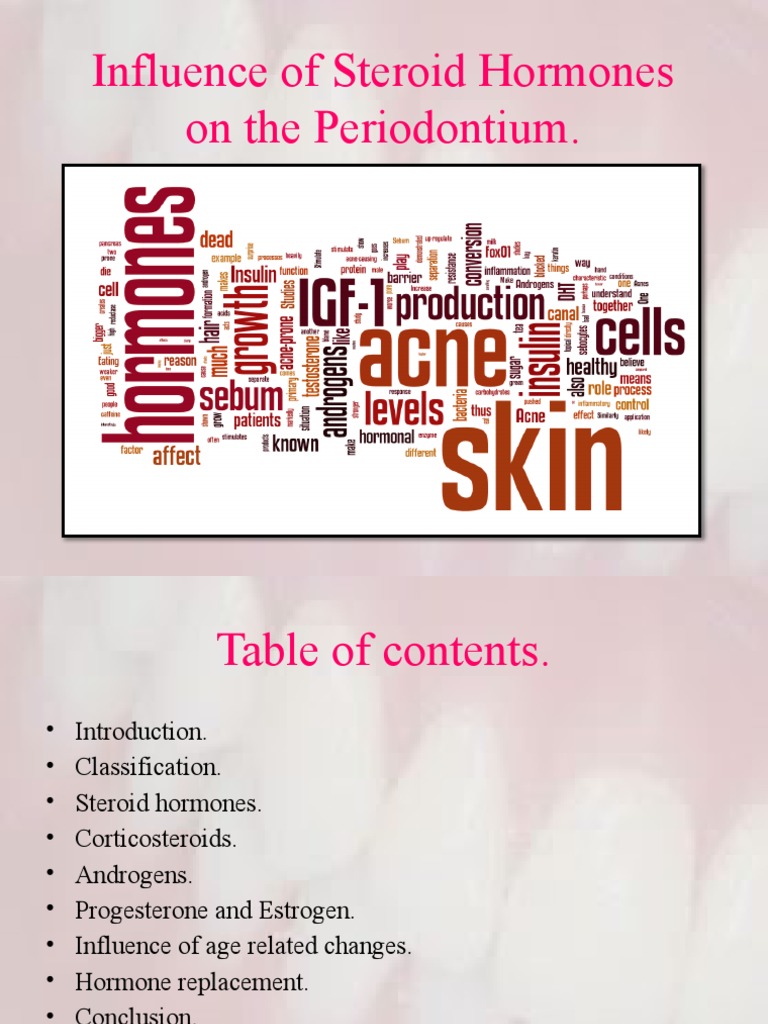 Steroid Hormones and Periodontal Health | PDF | Androgen | Adrenal Gland