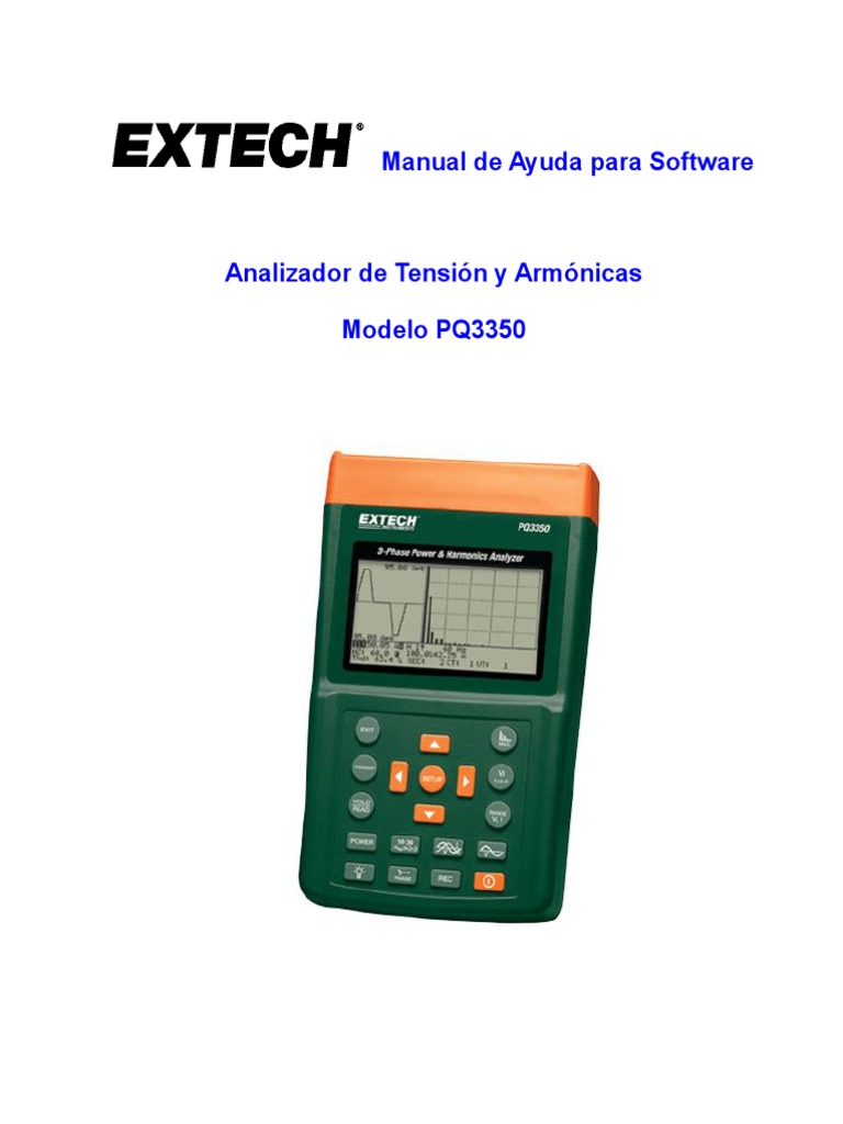 Manual Extech Potencia | PDF | Windows 10 | Edad de información
