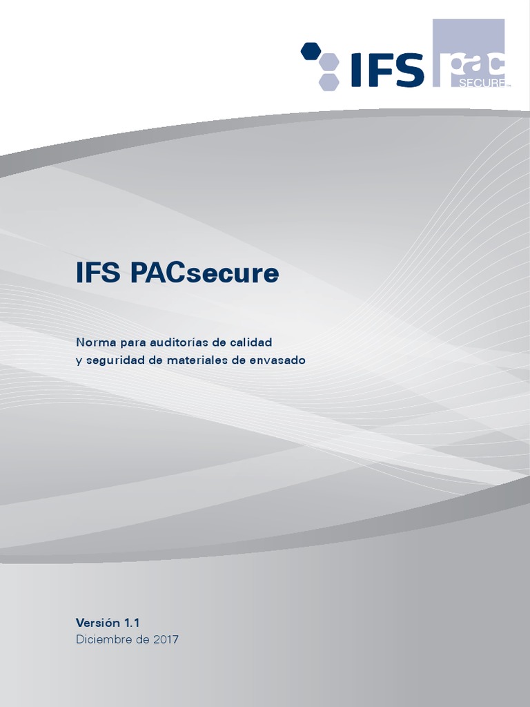 IFS PACsecure 1 1 Es | PDF | Auditoría | Contralor