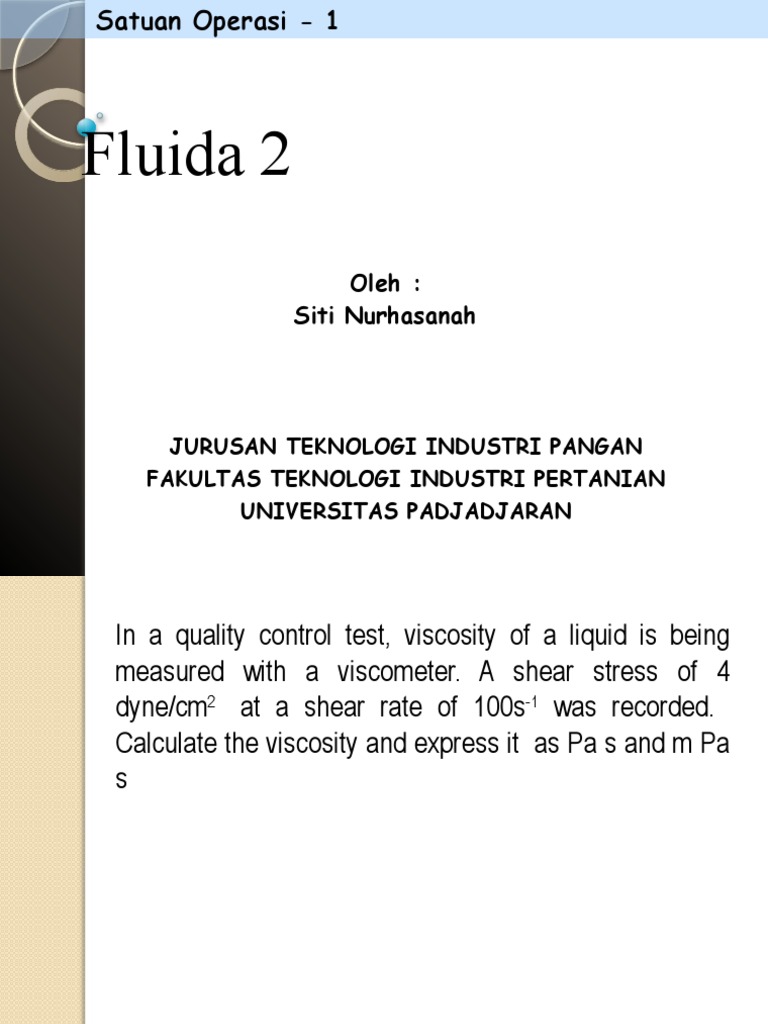 Fluida Soal2 2011 | PDF | Metode & Bahan Ajar | Sains & Matematika