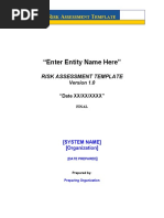 Risk Acceptance Template | PDF | Risk | Information Security